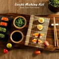 DELAMU Sushi Making Kit 22 in 1 with Sushi Molds, Bamboo Mats, Chef's ...