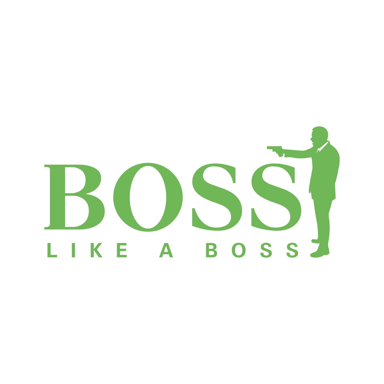 Like A Boss Sticker Decal Die Cut - Self Adhesive Vinyl - Weatherproof ...