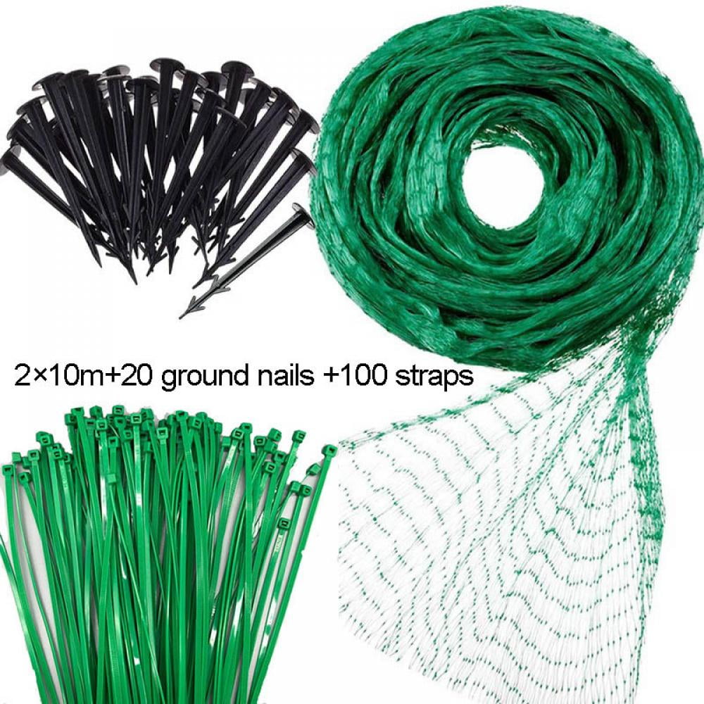 Anti-Bird Netting, Garden Bird Netting Safety Trellis Net Plant Fruit ...