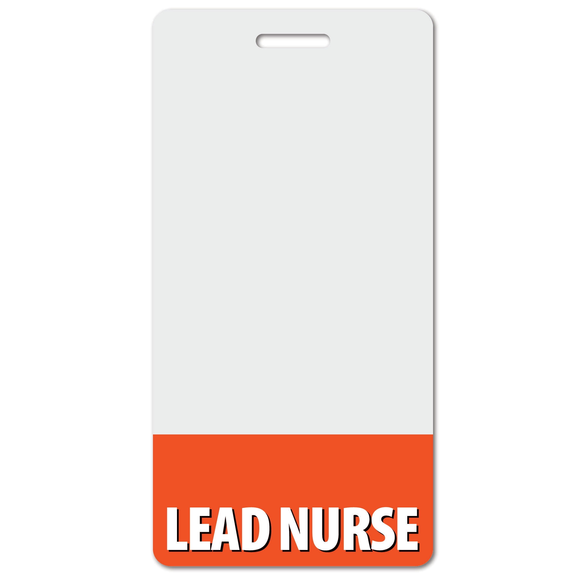 LEAD NURSE Heavy Duty Vertical Bright Orange (1 pack) - Spill & Tear ...