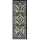 Mainstays Traditional Persian Blue Medallion Indoor Hallway Runner Rug ...