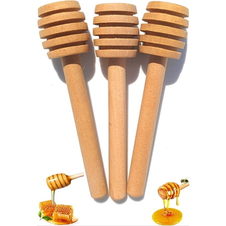 SUZH-u Honey Dipper Wooden Stick- Honey Dipper Honeycomb Stick ...