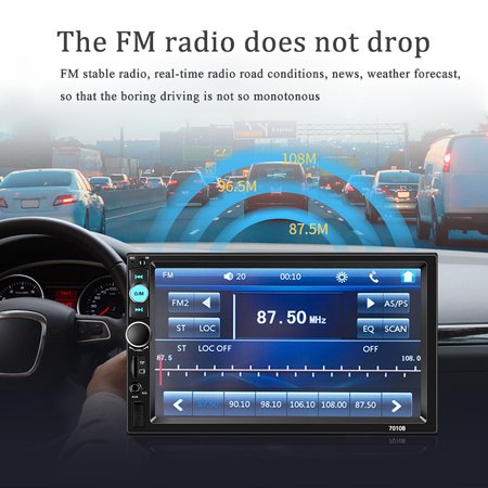 Double Din 800x400 Multimedia Player Adjustable USB Bluetooth ...