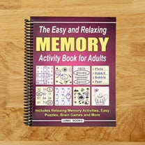 Easy and Relaxing Memory Activity Book for Adults (Spiral Bound ...
