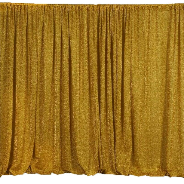 Efavormart 20ft x 10ft Gold Spandex Party Wedding Backdrop Photography ...