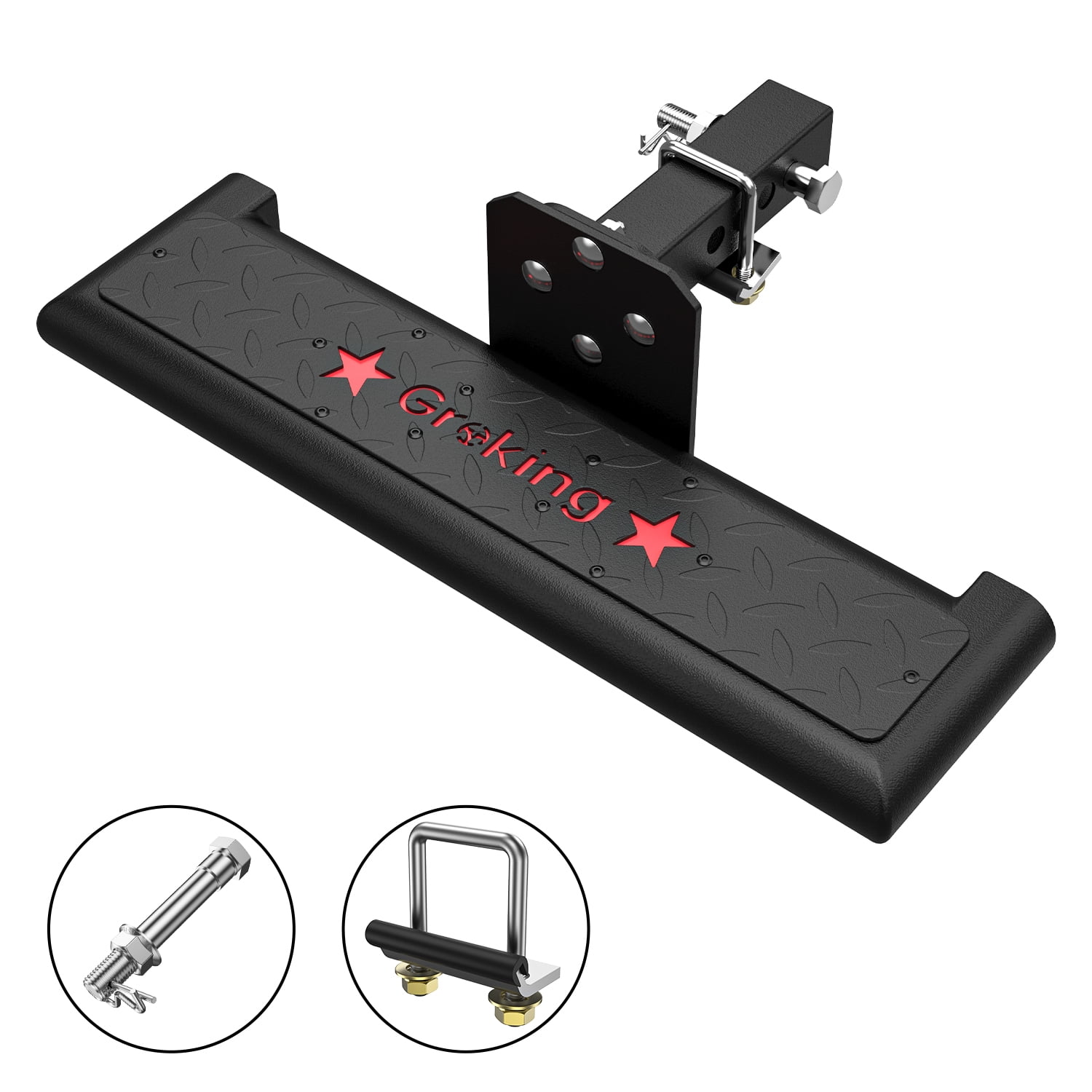 Lieonvis Hitch Armor with 2 Inch Hitch Receiver Hitch Step Weight ...