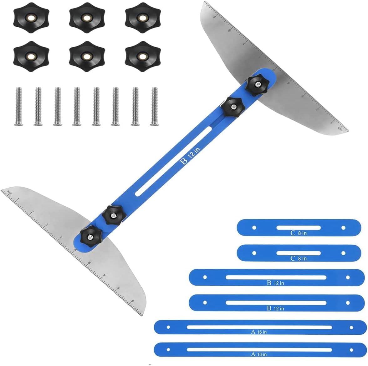 Stair Tread Gauge Template Tool, Stair Tread Jig Stair Gauge Scribe ...