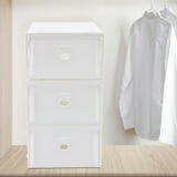 3 Drawer Plastic Storage Bin Cabinet Organizer Container Unit Boxes ...
