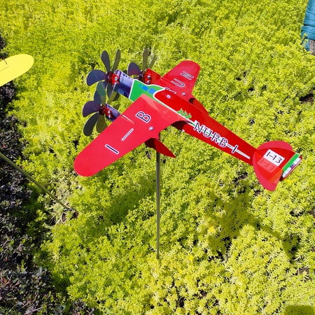 TB&W 3D Plane Wind Direction Indicator Anti-corrosion Wind Rotator for ...