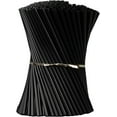 Disposable Plastic Drinking Straws - Straight - 7.75" Long (Yellow, 500 ...