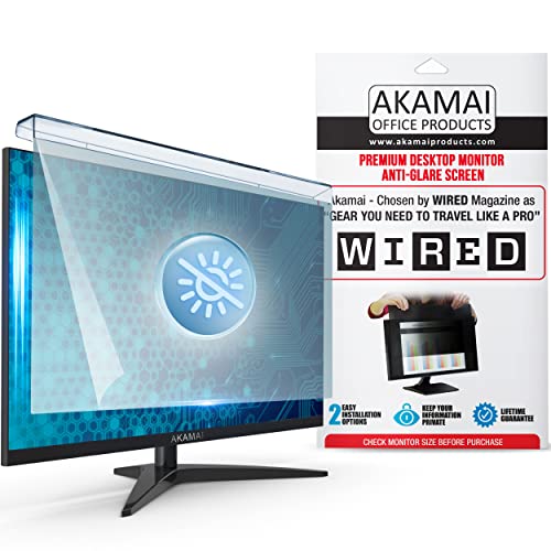25-27 Inch Acrylic Removable Monitor Blue Light and Anti Glare Screen ...
