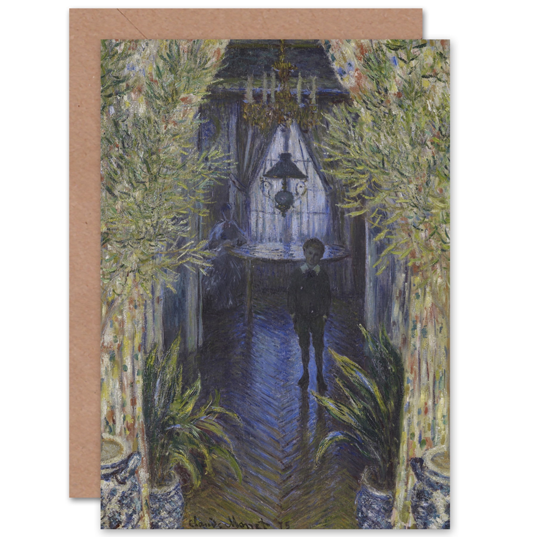 Claude Monet A Corner Of The Apartment Fine Art Greetings Card Plus ...