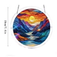 7.4" Jesus Stained Glass Style Acrylic Suncatcher Puzzle Kit, Religious ...