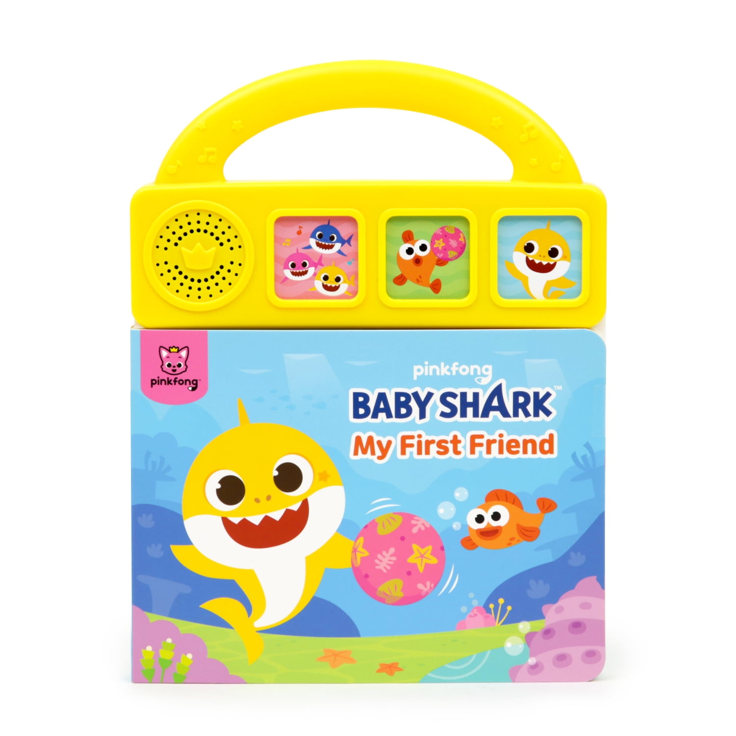 Baby Shark Shark My First Friend 3 Button Sound Book with Carrying ...