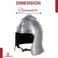 Armory Replicas 16G Steel Open Face Celeta Helmet | Functional Italian ...