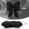 2026 Premium 2Pcs Black Bow Car Neck Pillow, Breathable Soft Headrest ...