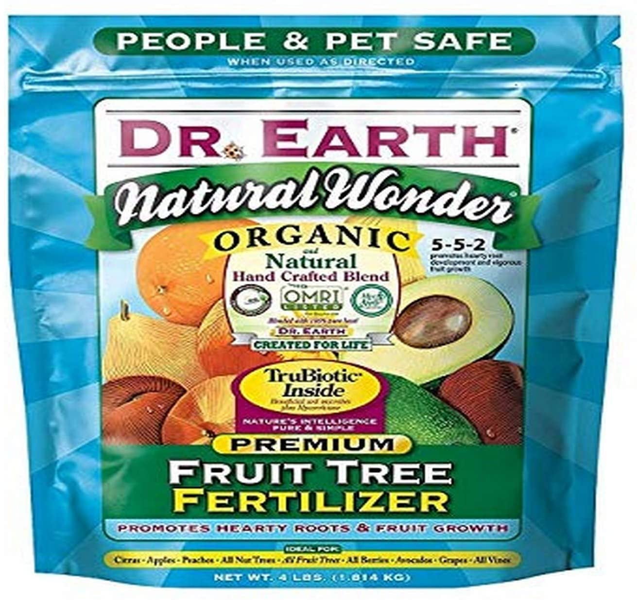 Fruit Tree Fertilizer in Poly Bag, 4-Pound, Organic 9 - Walmart.com