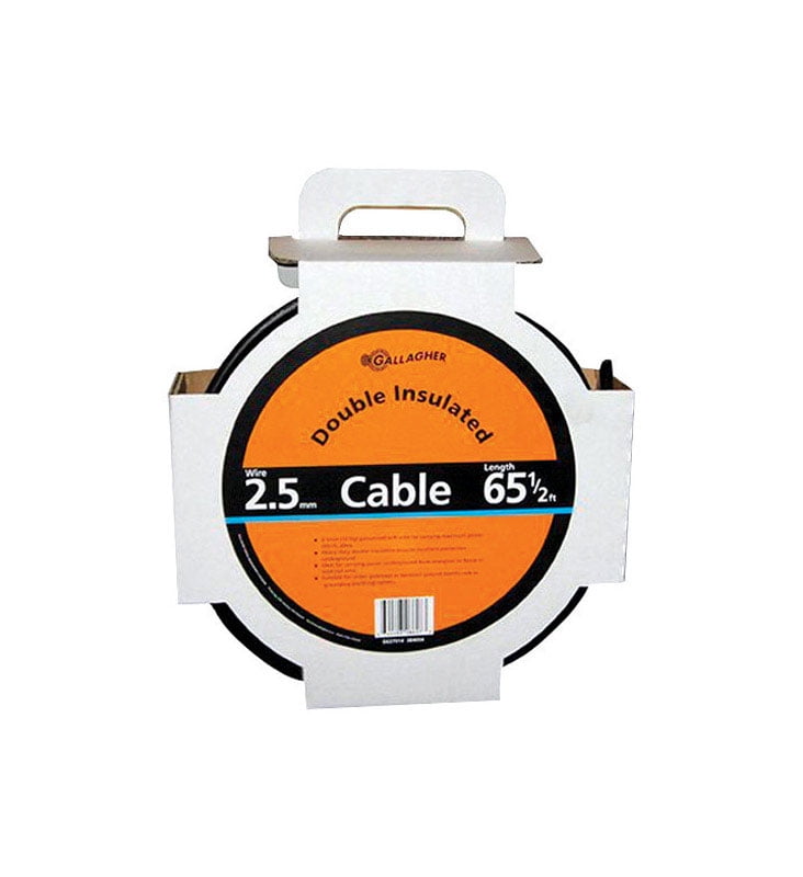 Gallagher Double Insulated Underground Cable Black - Walmart.com