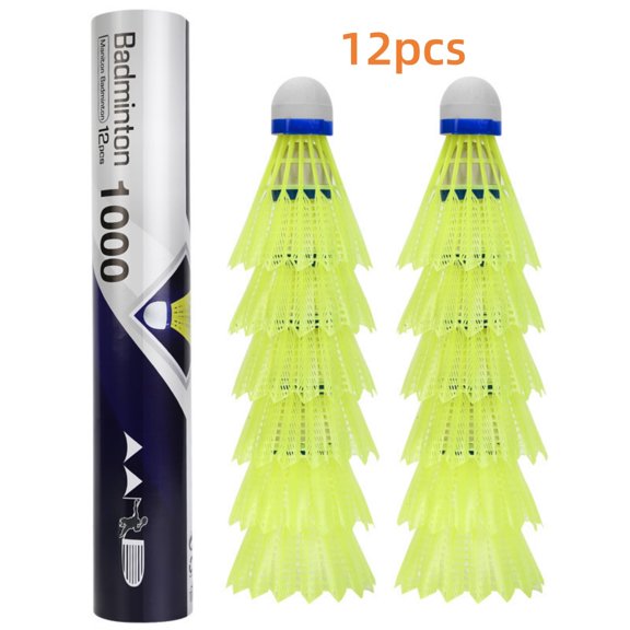 Kevenz 12-Pack Goose Feather Badminton Shuttlecocks, High Stability and ...