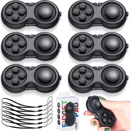 Xizioo 6 Pieces Cam Fidget Pad Controller Relieve Anxiety Teen Handheld ...