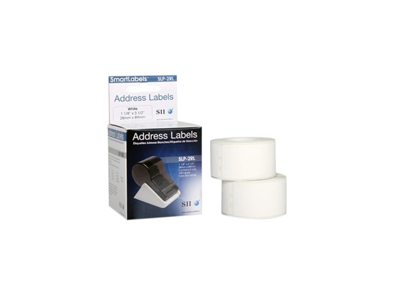 Seiko Self-Adhesive Address Labels, 1-1/8 x 3-1/2, White, 260/Box ...