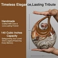 Multicolor 10 Inches Teardrop urn with Matching Heart - Large Cremation ...