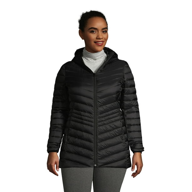 Lands End Womens Plus Size Ultralight Packable Down Jacket