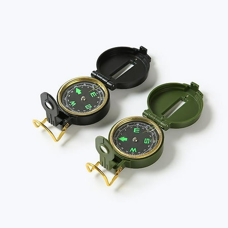 Random Color)outdoor Waterproof Flip Compass Wilderness Survival ...