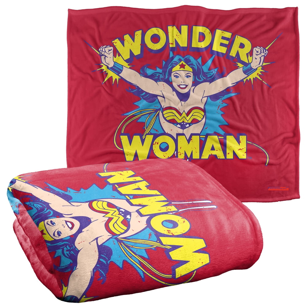 Wonder Woman Flying Through Silky Touch Super Soft Throw Blanket 50' x ...