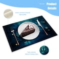 BaHomeck placemats Set of 4 Beautiful Blue Butterflies Flying In The ...