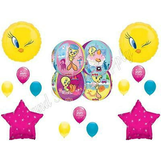 PAMPERED TWEETY BIRD Spa Day Shopping Birthday Party Balloons ...