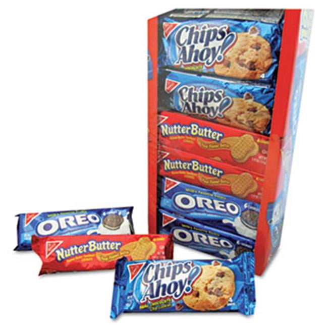 Nabisco 4738 1.75 oz Variety Pack Cookies, Assorted - 12 Packs per Box ...