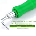 Semi-automatic steel bar hook Straight-pull steel bar binding hook hook ...