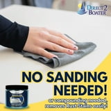 Fiberglass Stain Remover Gel 16 oz - Jar FSR Cleaner, FSR Boat Cleaner, FSR Stain Remover, FSR ...