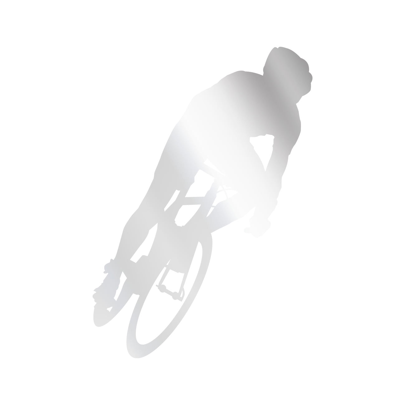 Cyclist Sticker Decal Die Cut - Self Adhesive Vinyl - Weatherproof ...