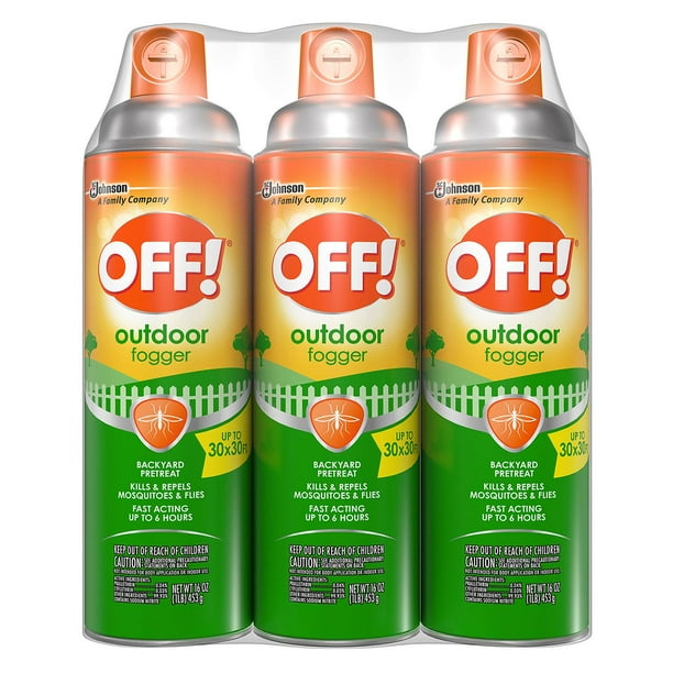 OFF! Outdoor Insect and Mosquito Repellent Fogger (16 oz., 3 pk ...