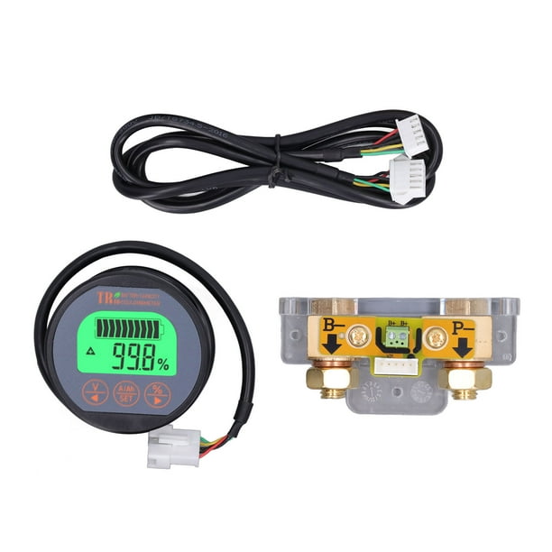 TR16H Waterproof Power Display Meter 8-120V 500A Battery Display Meter ...