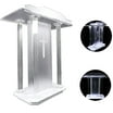 EQCOTWEA Church Podium Clear Transparent Lectern Acrylic Plexiglass ...