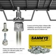 Sammys X-press Rod Anchor Super Screw with 1/4 in. Threaded Rod Fitting ...