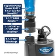 Superior Pump, Water Sump Pump, 1/4 HP, 120 V, Black Corded - Walmart.com