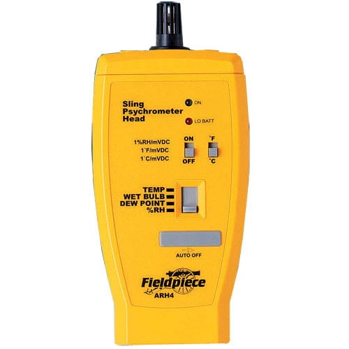 Fieldpiece ARH4 Digital Sling Psychrometer Accessory Head - Walmart.com ...