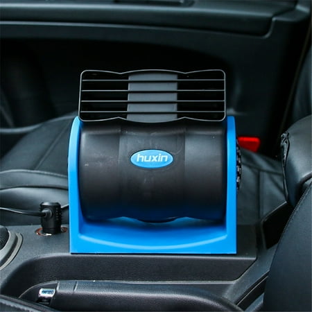 Car Fan 12V Mini Leafless Dashboard 2 Speed Fan; Air Cooler Silent 2 ...