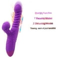 Tongue Vibrator Insertable G Spot Rabbit Vibrator Multiple Tongue