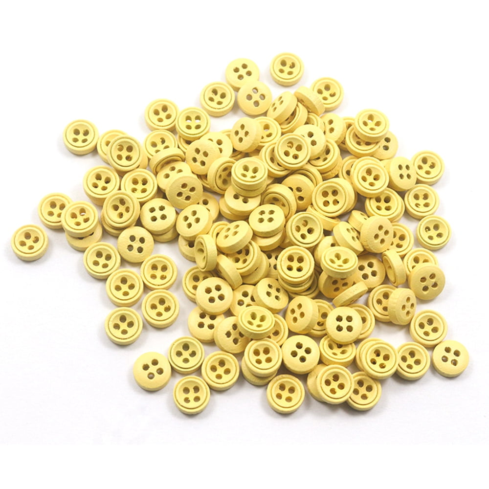 Yellow Sewing Button