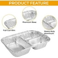 The Baker Celebrations Pack of 30 Aluminum Foil 3-compartment ...
