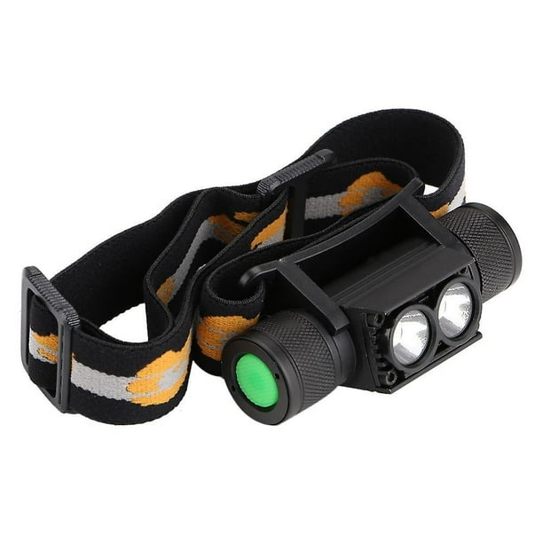 L2 LED Headlamp USB Charging Interface Cycling Headlight 6 Modes ...