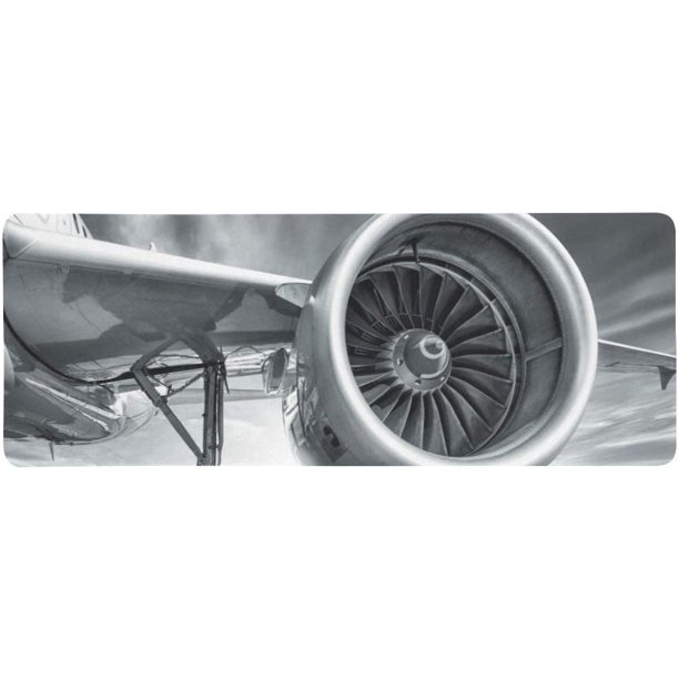 HATIART Cool Jet Engine Airplane Theme Extra Extended Large Gaming ...