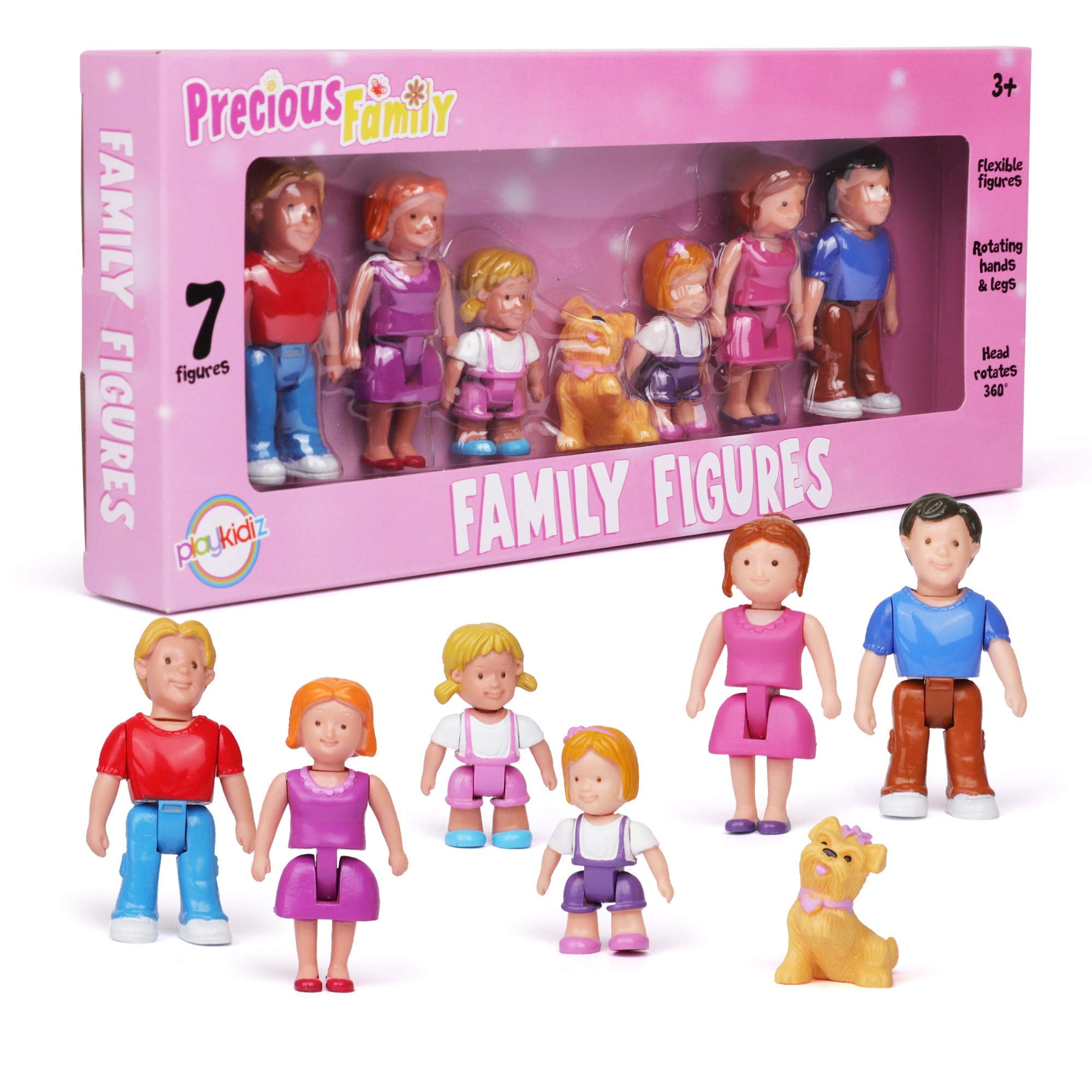 Click here for Playkidz Family Figures - Set Of 7 Small Toy Peopl... prices