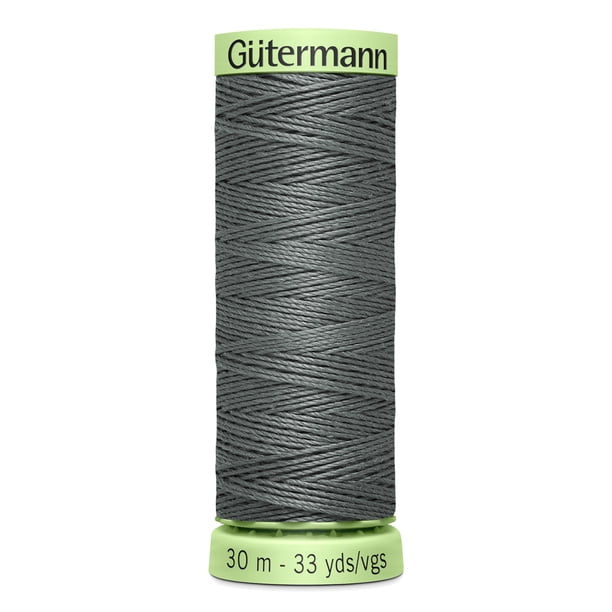 Gutermann 33 yd Top Stitch Heavy-Duty Thread-Rail Gray - Walmart.com