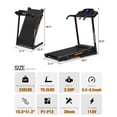 Foldable Treadmill with Incline, Foldable Home Fitness Equipment with ...
